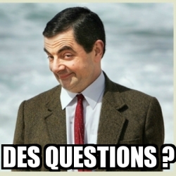 Meme Mr Bean - Des questions ? - 17310872