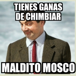 Meme Mr Bean - Tienes ganas de chimbiar Maldito mosco - 17596828