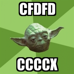 Meme Yoda - CFDFD CCCCX - 17926291