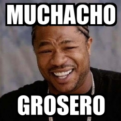 Meme Yo Dawg - muchacho grosero - 18042424