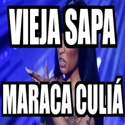 Meme Personalizado - VIEJA SAPA MARACA CULIÃ - 18462160