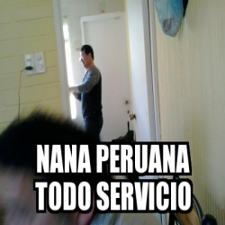 Meme Personalizado - nana peruana todo servicio - 18066649