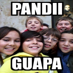 Meme Personalizado - pandii guapa - 18691823
