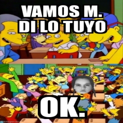 Meme Personalizado - vamos m. di lo tuyo ok. - 18735463