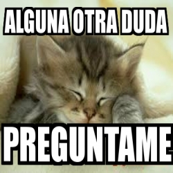 Meme Personalizado - alguna otra duda preguntame - 18748338