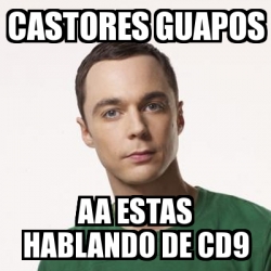 Meme Sheldon Cooper - Castores guapos Aa estas hablando de cd9 - 18819778