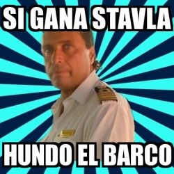 Meme Francesco Schettino - si gana stavla hundo el barco - 19131247