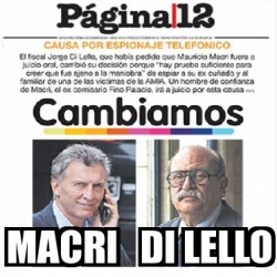 Meme Personalizado - macri di lello - 19836572