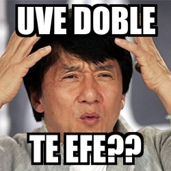 Meme Jackie Chan - uve doble te efe?? - 2107498