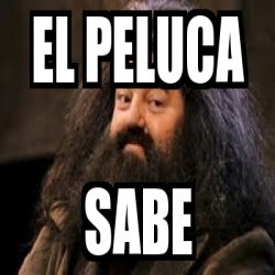 Meme Personalizado - El peluca Sabe - 2672744