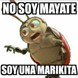 Meme Personalizado - no soy mayate soy una marikita - 2687252