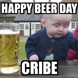 Meme Drunk Baby - Happy Beer Day Cribe - 2701936