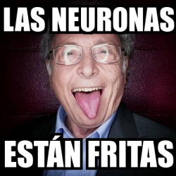 Meme Personalizado - las neuronas estÃ¡n fritas - 2709203