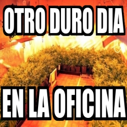 Meme Personalizado - otro duro dia en la oficina - 2789492