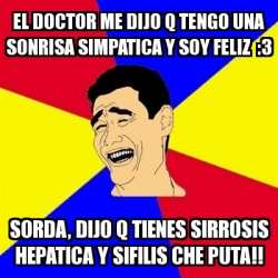 Meme Yao Ming - el doctor me dijo q tengo una sonrisa simpatica y soy ...