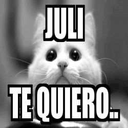 Meme Personalizado - juli te quiero.. - 2960744