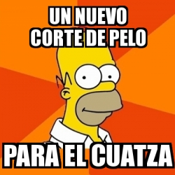 Meme Homer - Un nuevo corte de pelo Para el cuatza - 20306544