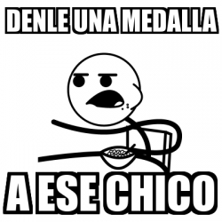 Meme Cereal Guy - denle una medalla a ese chico - 20312169