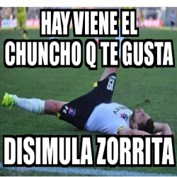 Meme Personalizado - Hay viene el chuncho q te gusta Disimula zorrita ...