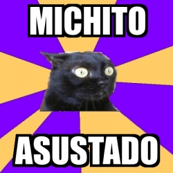 Meme Anxiety Cat - MICHITO ASUSTADO - 21760267