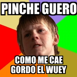 Meme Chico Malo - pinche guero como me cae gordo el wuey - 21785124