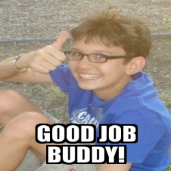 Meme Personalizado - GOOD JOB BUDDY! - 22075030
