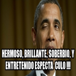 Meme Personalizado - hermoso, brillante, soberbio, y entretenido ...