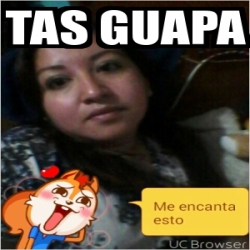 Meme Personalizado - tas guapa - 23393715