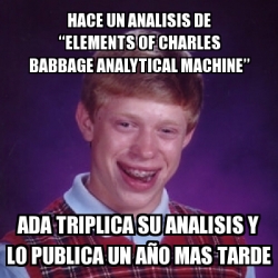 Meme Bad Luck Brian - Hace un analisis de â€œElements of Charles ...