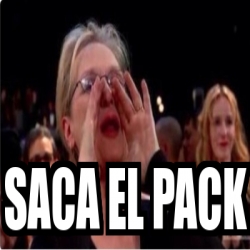 Meme Personalizado - saca el pack - 24328738