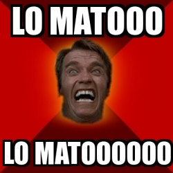 Meme Arnold - Lo matooo Lo matoooooo - 24355874