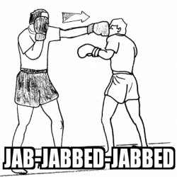 Meme Personalizado - jab-jabbed-jabbed - 24531793