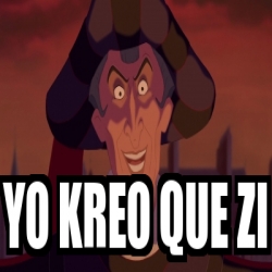 Meme Personalizado - YO kREO QUE ZI - 24554194
