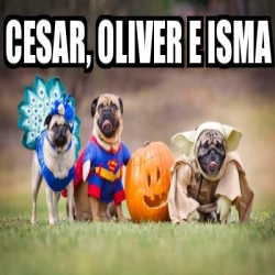 Meme Personalizado - CESAR, OLIVER E ISMA - 24675160