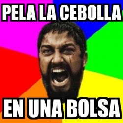 Meme Sparta - Pela la cebolla En una bolsa - 24795513