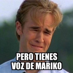 Meme Personalizado - pero tienes voz de mariko - 24806686
