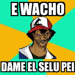 Meme Ash Pedreiro - e WACHO DAME EL SELU PEI - 24918166
