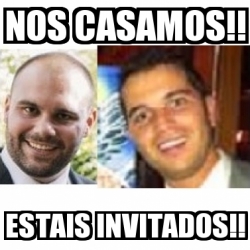 Meme Personalizado - nos casamos!! estais invitados!! - 24954000