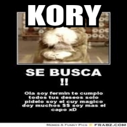 Meme Personalizado - Kory - 25018104