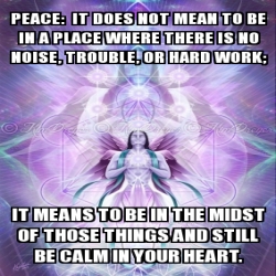 Meme Personalizado - PEACE: It does not mean to be in a place where ...