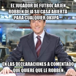 Meme Matias Prats - EL JUGADOR DE FUTBOL ARJEN ROBBEN DEJA SU CASA ...