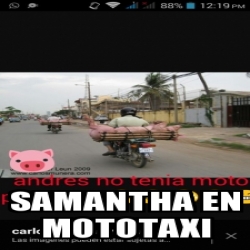 Meme Personalizado - samantha en mototaxi - 25567826