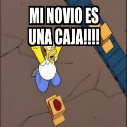 Meme Personalizado - mi novio es una caja!!!! - 25619722