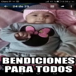 Meme Personalizado - Bendiciones para todos - 26121428
