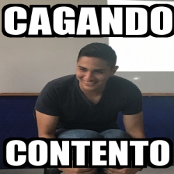 Meme Personalizado - Cagando Contento - 26176321