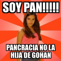 Meme Jealous Girl - soy pan!!!!! pancracia no la hija de gohan - 26701789