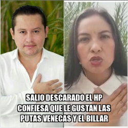 Meme Personalizado - Salio descarado el Hp confiesa que le gustan las ...