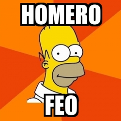 Meme Homer - homero feo - 28302339