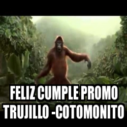 Meme Personalizado - feliz cumple promo trujillo -cotomonito - 28545530
