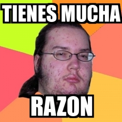 Meme Friki - TIENES MUCHA RAZON - 28552683